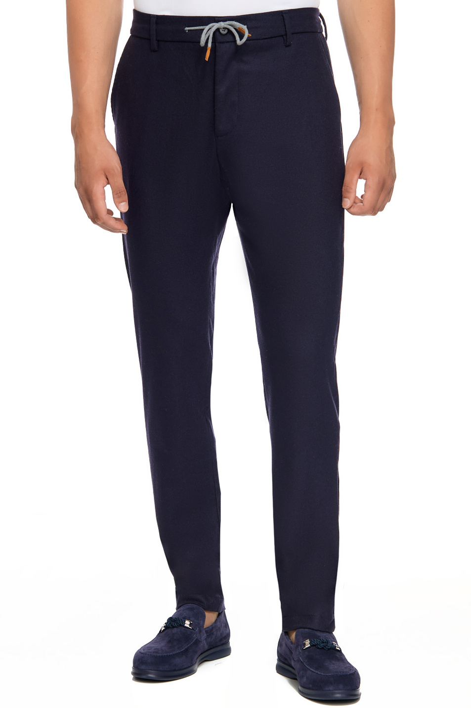 Eleventy мужские брюки из эластичной шерсти с добавлением кашемира ...