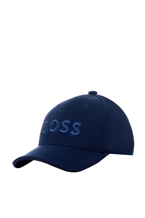 BOSS мужская кепка с логотипом синий цвет, размер ONESI, цена 179.99 BYN
