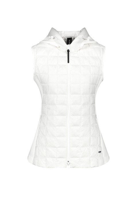 Gerry Weber женский стеганый жилет с капюшоном белый цвет, размер 40 ...