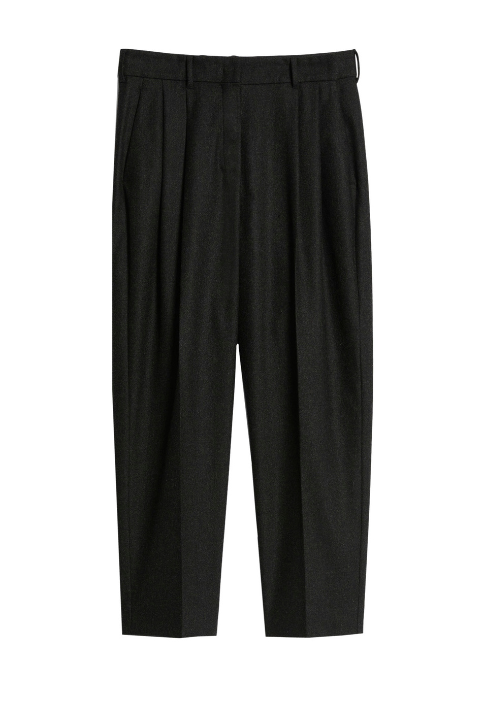 Max Mara женские брюки caprera из эластичной шерстяной фланели графит ...
