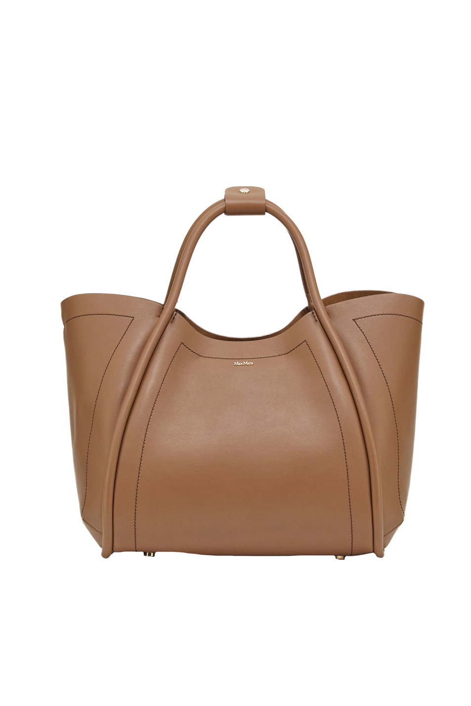 Max Mara женская сумка marinm из натуральной кожи коричневый цвет ...