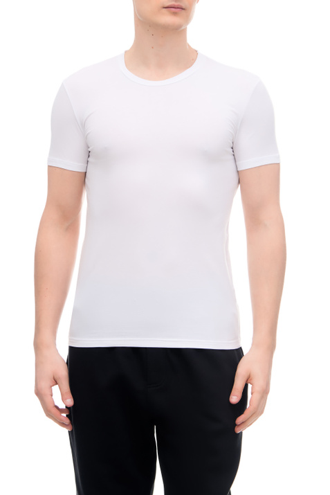 Zegna мужская футболка из эластичного хлопка белый цвет, размер XXXL ...